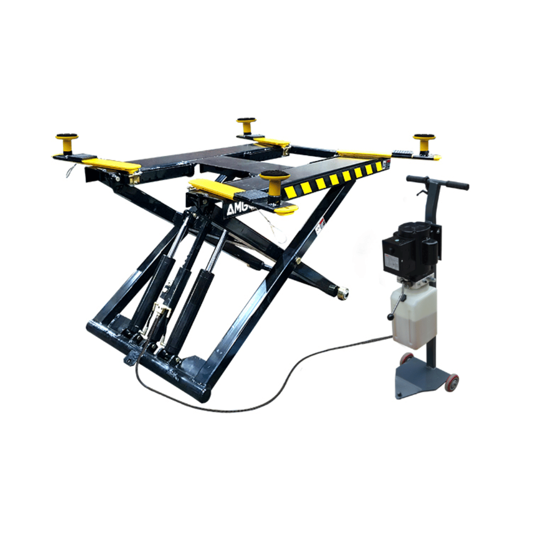 Amgo MR06 6,000 lb Mid-Rise Portable Scissor Lift – Gearforce USA