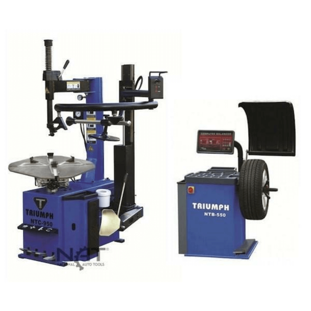 Triumph NTC-950-1 Tire Changer NTB-550 Wheel Balancer Combo – Gearforce USA