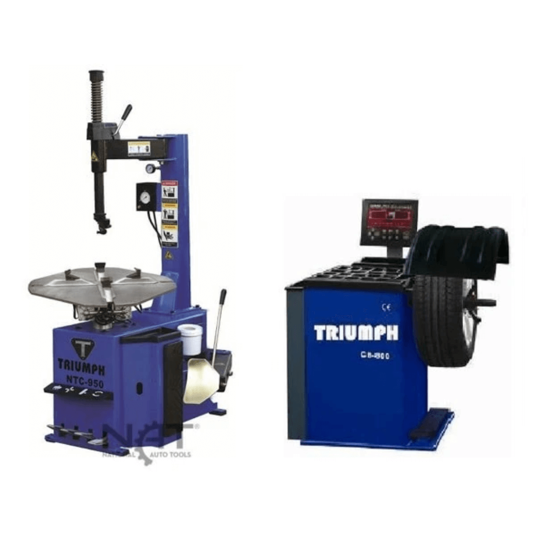 Triumph NTC-950 Tire Changer NTB-800 Wheel Balancer Combo – Gearforce USA